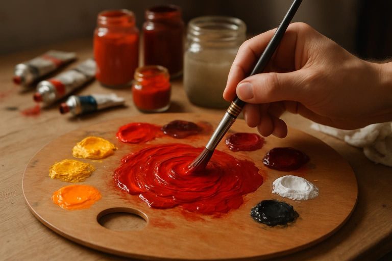 Comment faire du rouge en peinture : mélanges et techniques